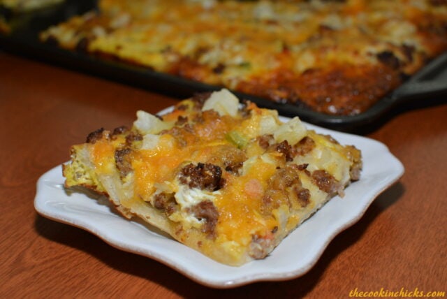 Breakfast Pizza - The Cookin Chicks