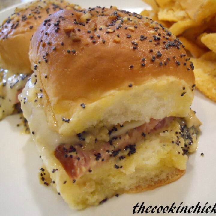 Baked Ham and Cheese Sandwiches - The Cookin Chicks