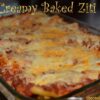 Creamy Baked Ziti - The Cookin Chicks