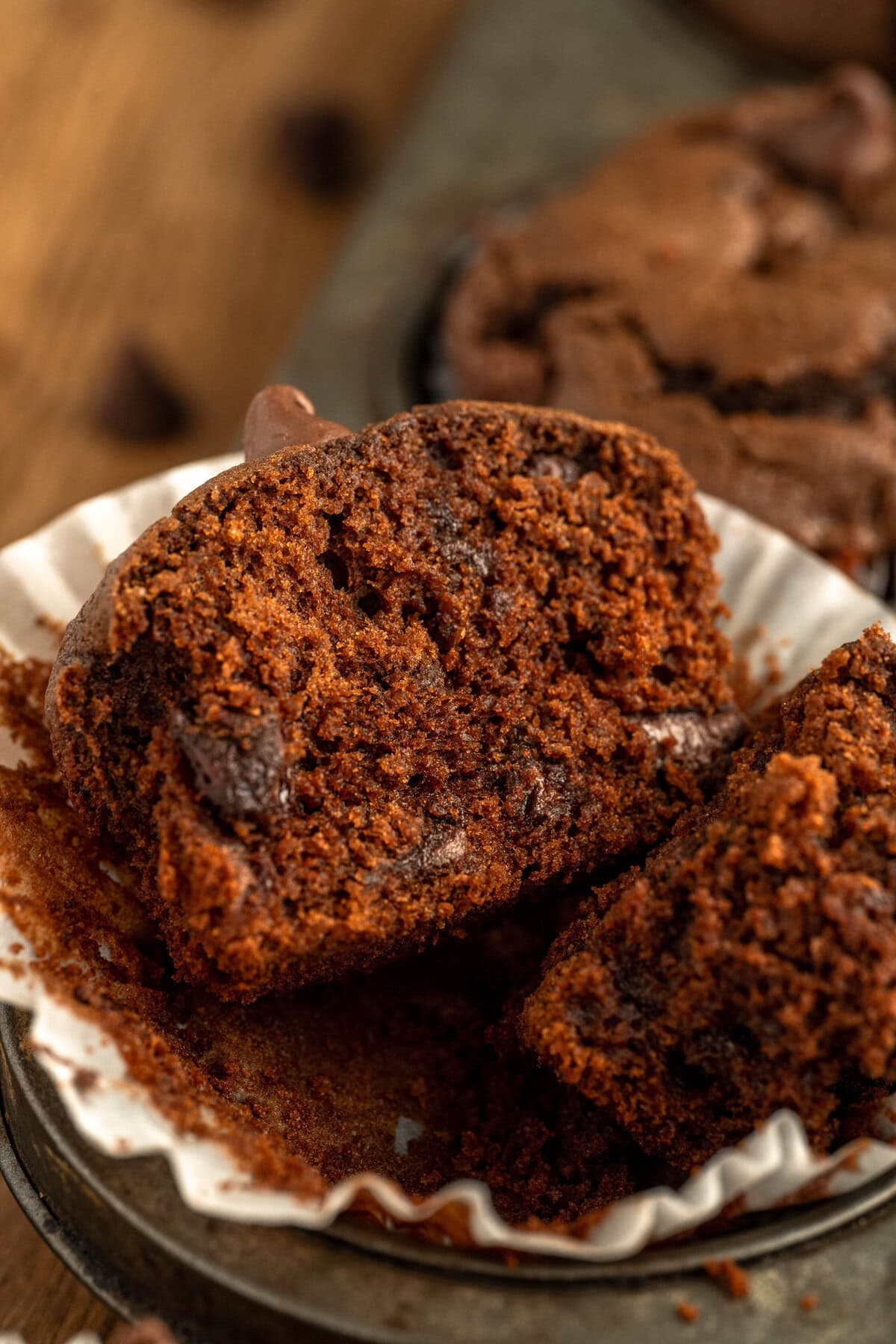 Death by Chocolate Muffins - The Cookin Chicks