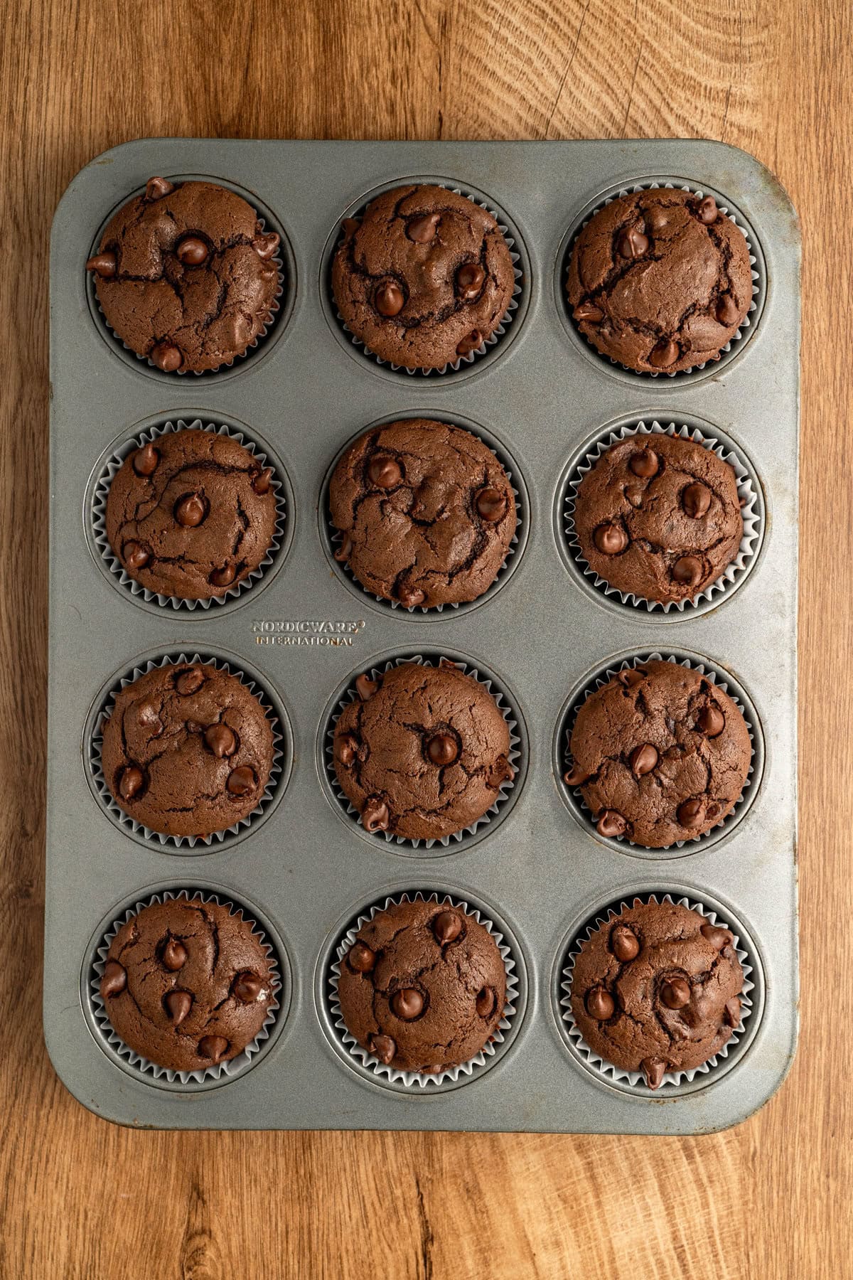 Death by Chocolate Muffins - The Cookin Chicks