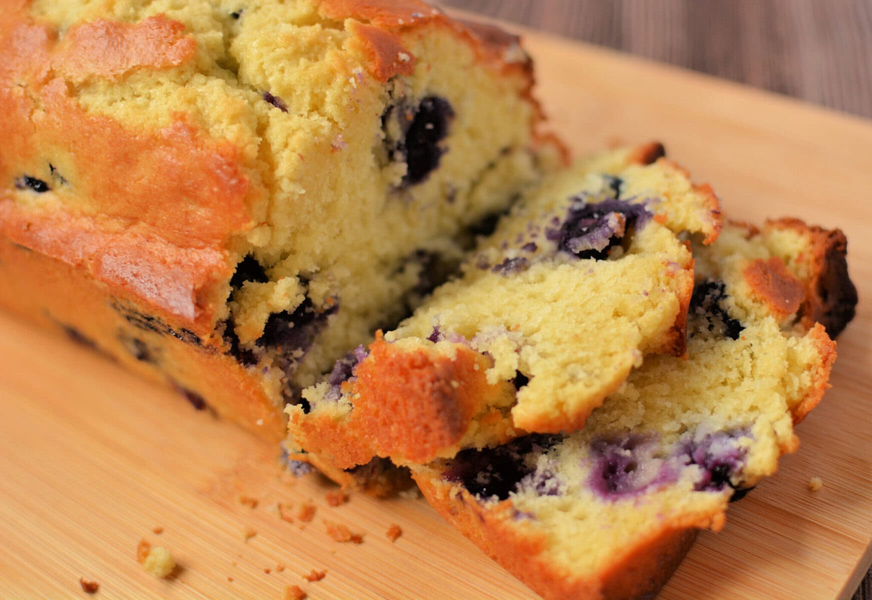 Blueberry Muffin Bread - The Cookin Chicks