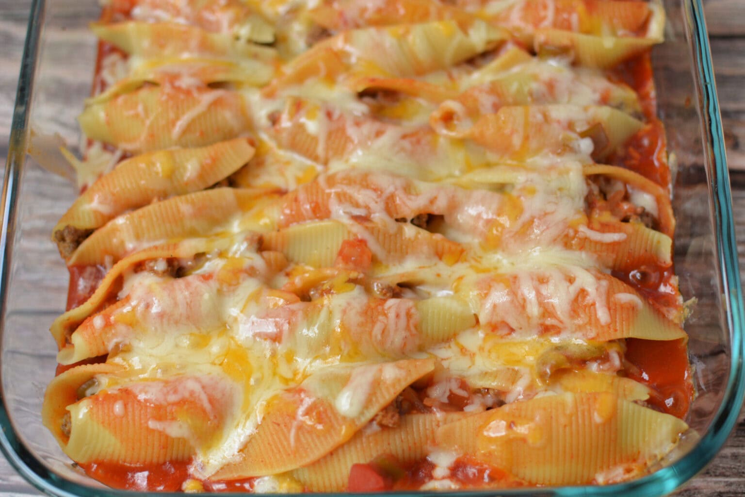 Mexican Stuffed Pasta Shells - The Cookin' Chicks