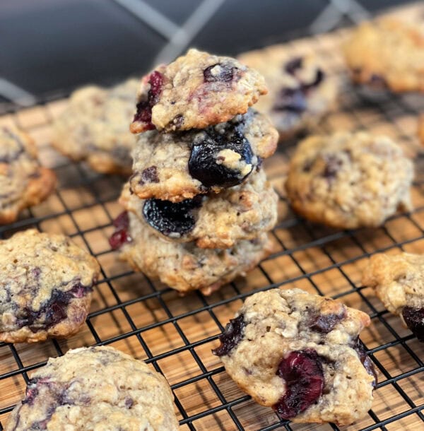 Dark Chocolate Cherry Cookies - The Cookin Chicks