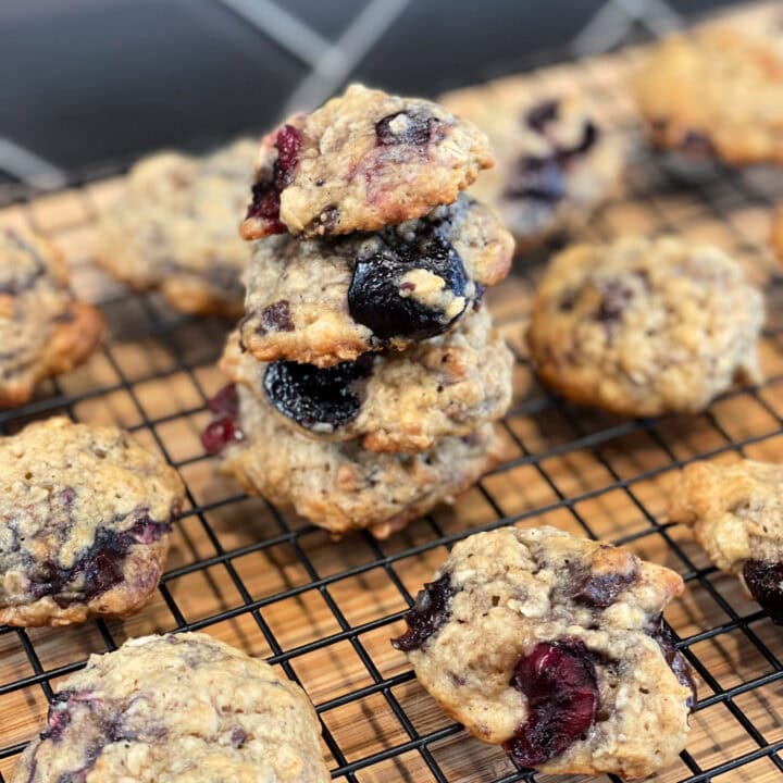 Dark Chocolate Cherry Cookies - The Cookin Chicks