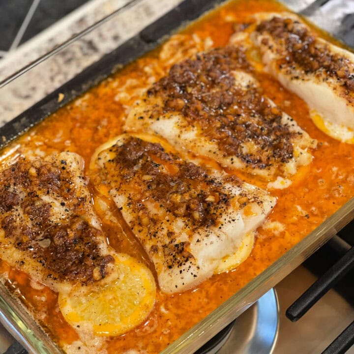 Cajun Baked Cod - The Cookin Chicks