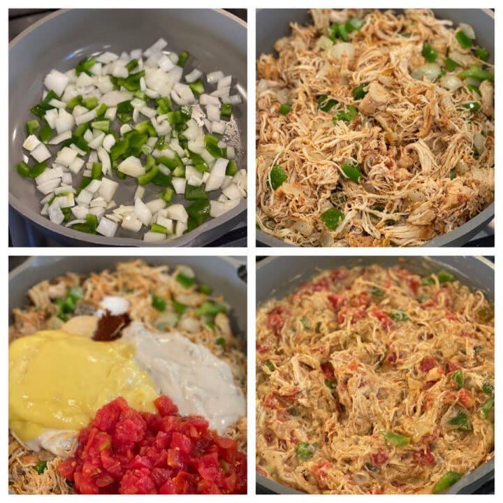 King Ranch Chicken Casserole with Rotel - The Cookin Chicks