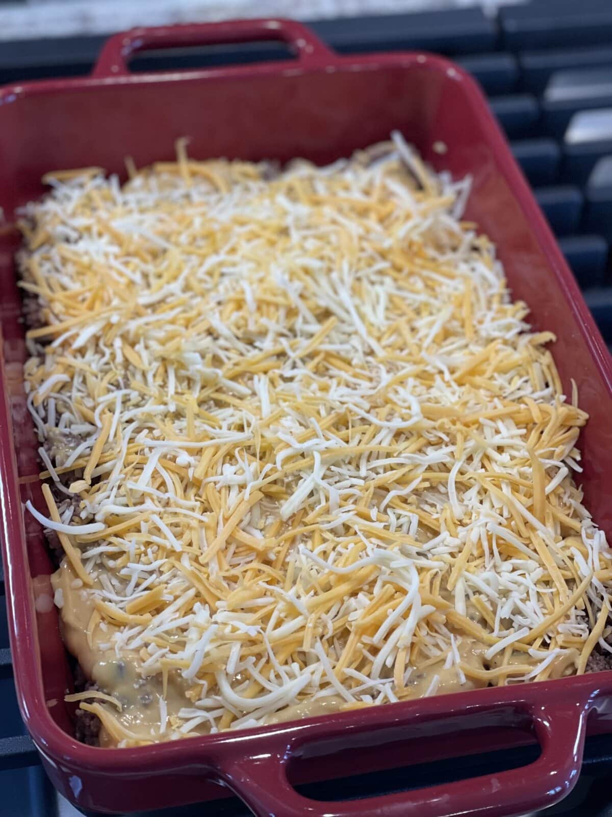 Cheeseburger French Fry Casserole - The Cookin Chicks