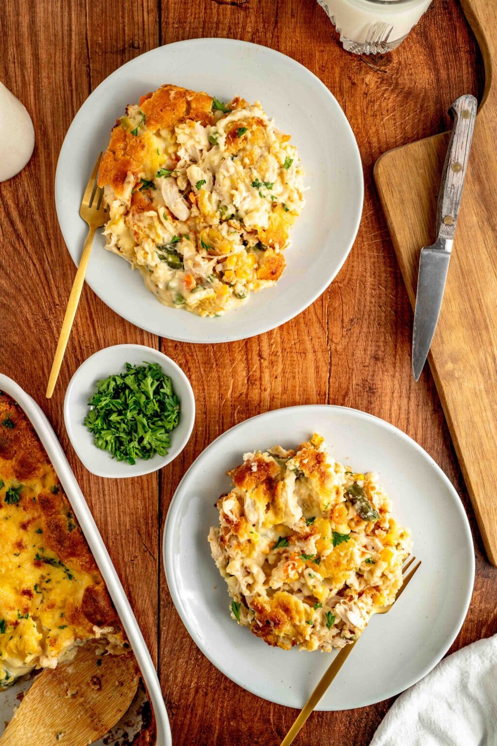 Easy Chicken Cobbler - The Cookin Chicks