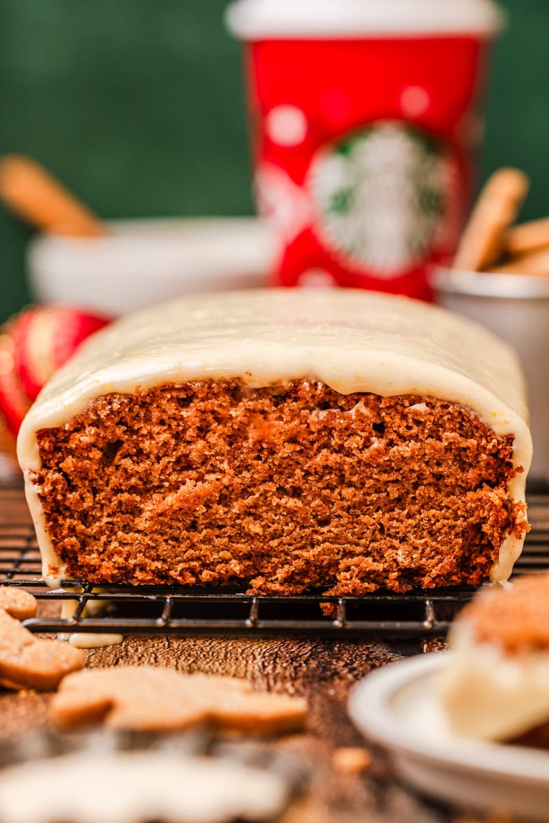 Starbucks Gingerbread Loaf - The Cookin Chicks