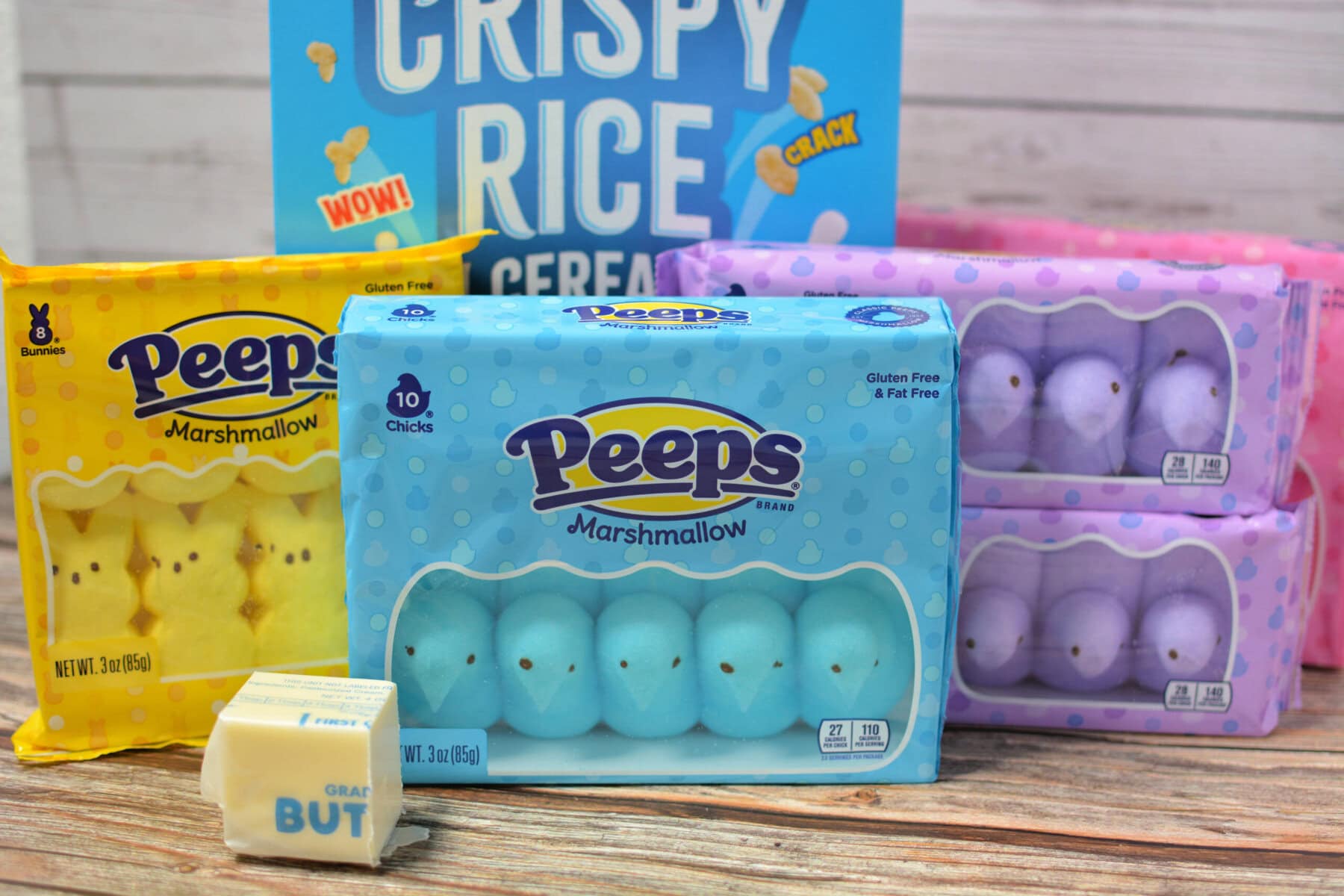 Peeps Rice Krispie Treats - The Cookin Chicks