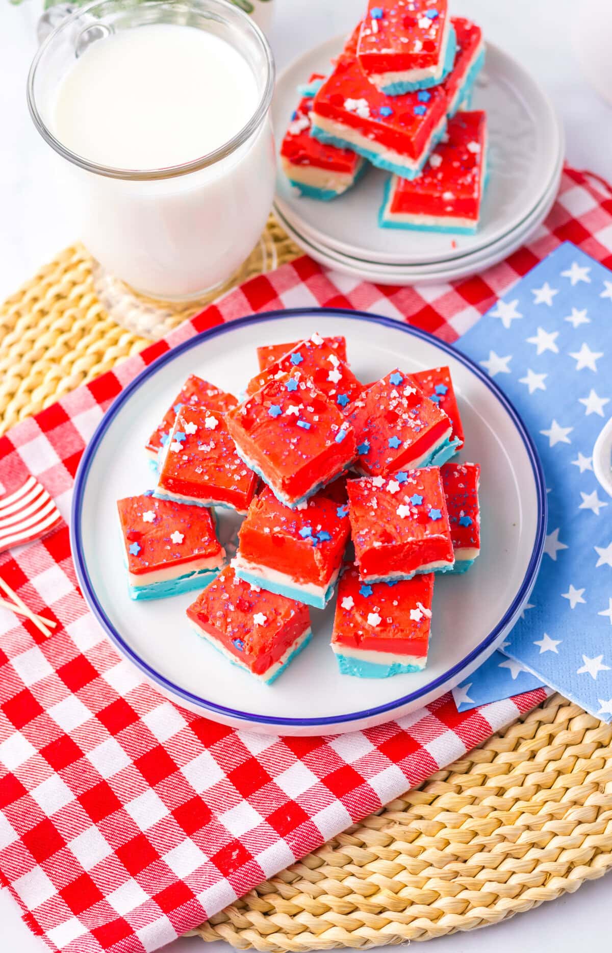 4th of July Fudge - The Cookin Chicks