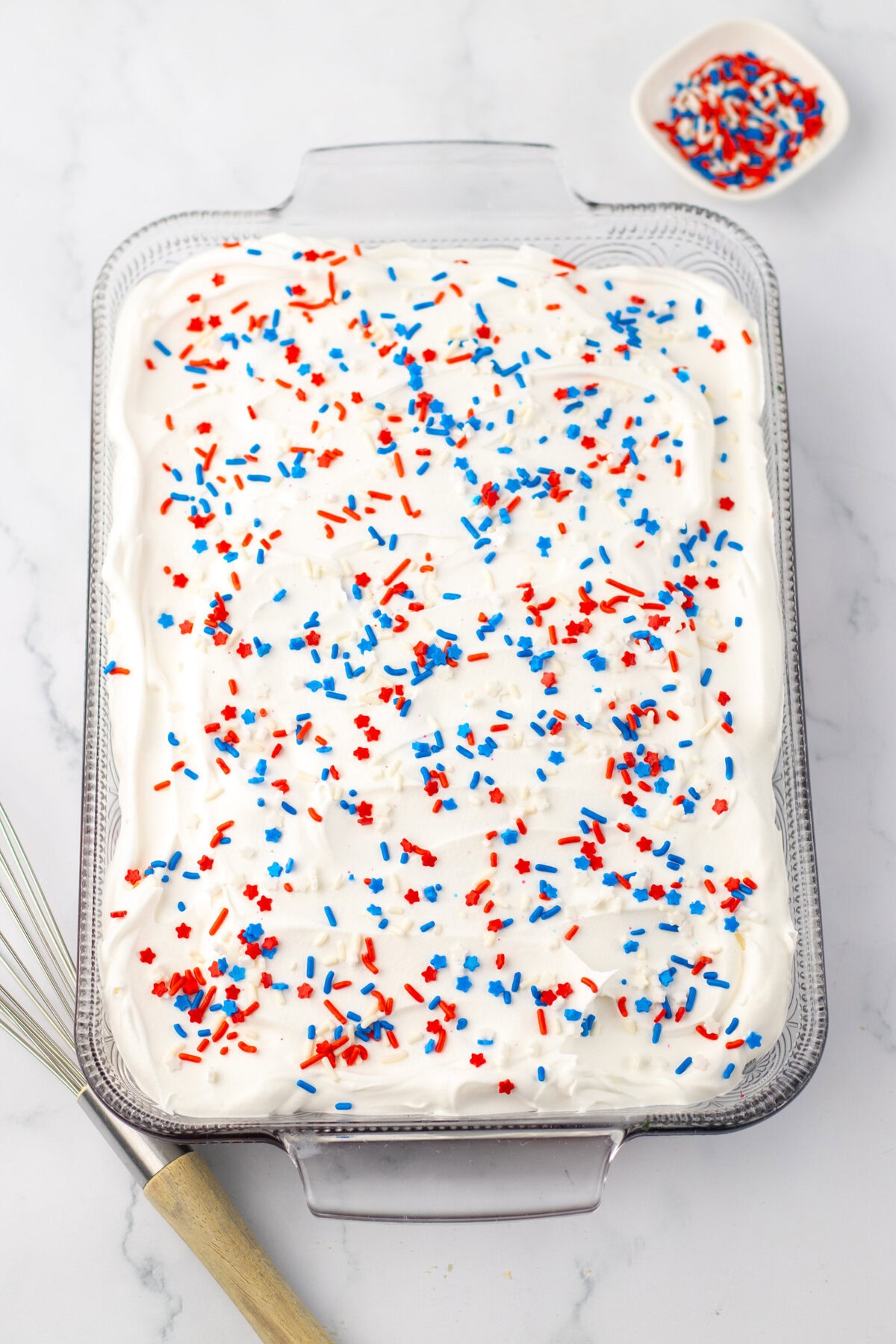 Red White and Blue Cake - The Cookin Chicks