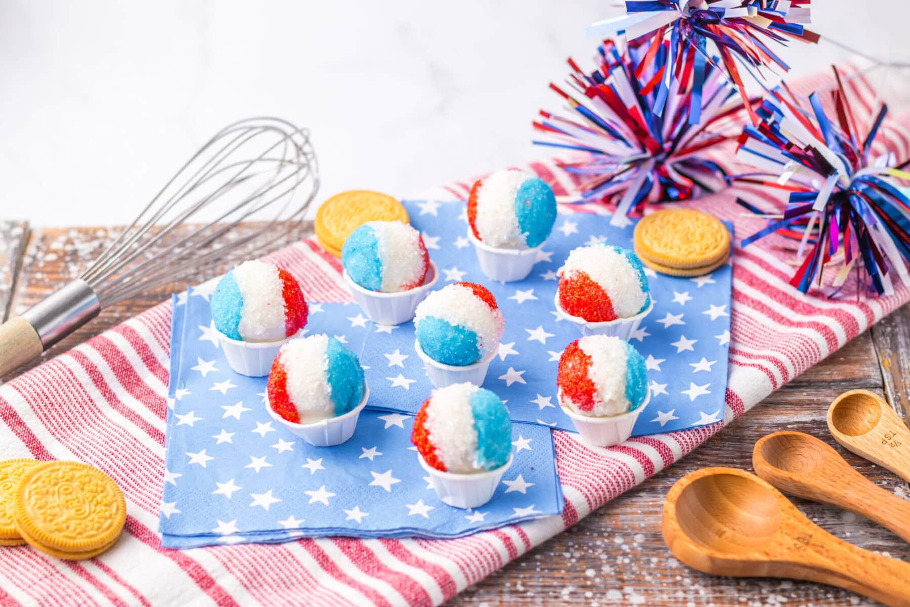 Snow Cone Oreo Truffles - The Cookin Chicks
