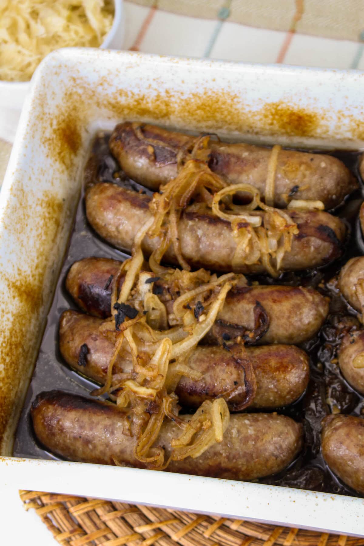 Oven Beer Brats - The Cookin Chicks