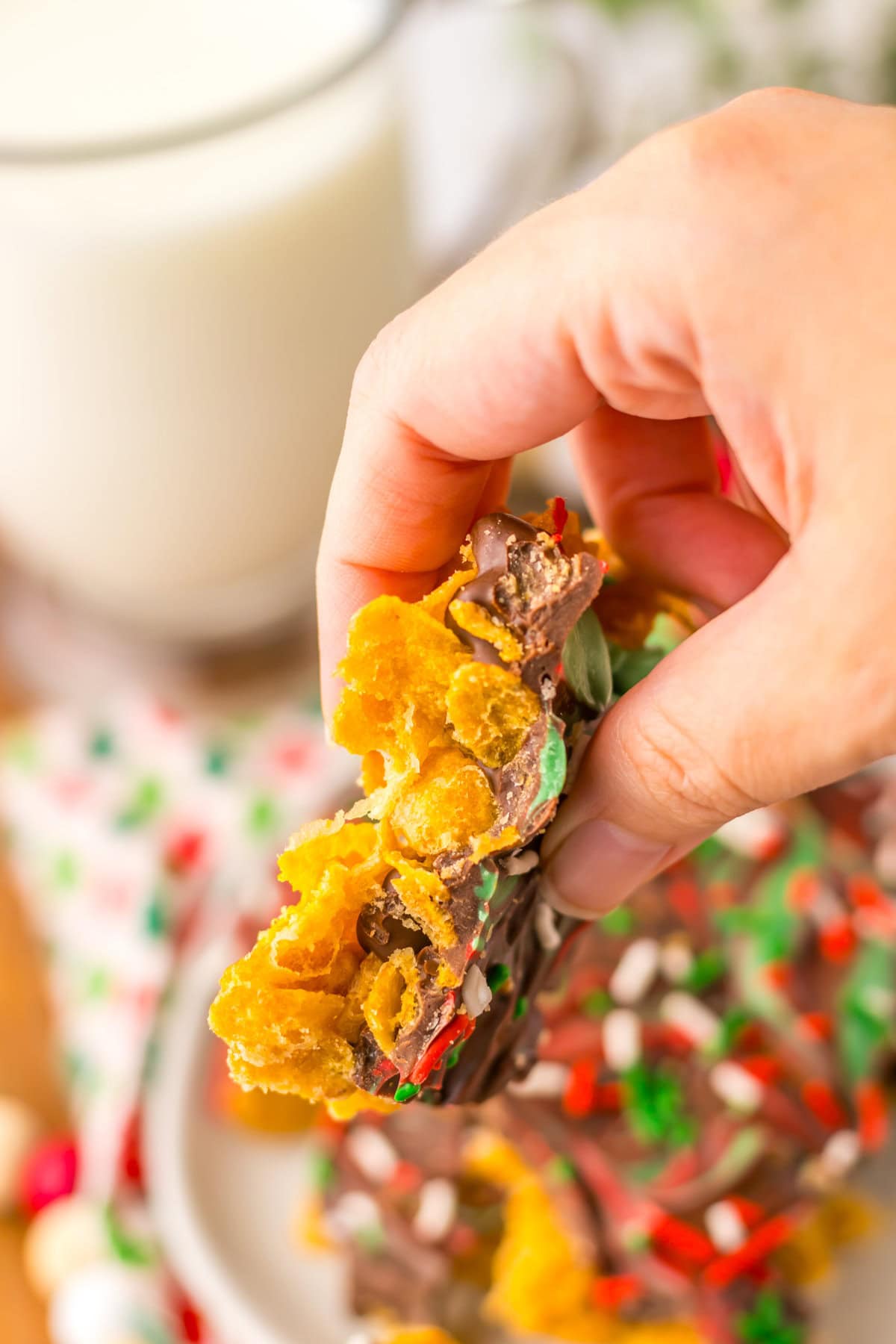 Christmas Cornflake Brittle - The Cookin Chicks