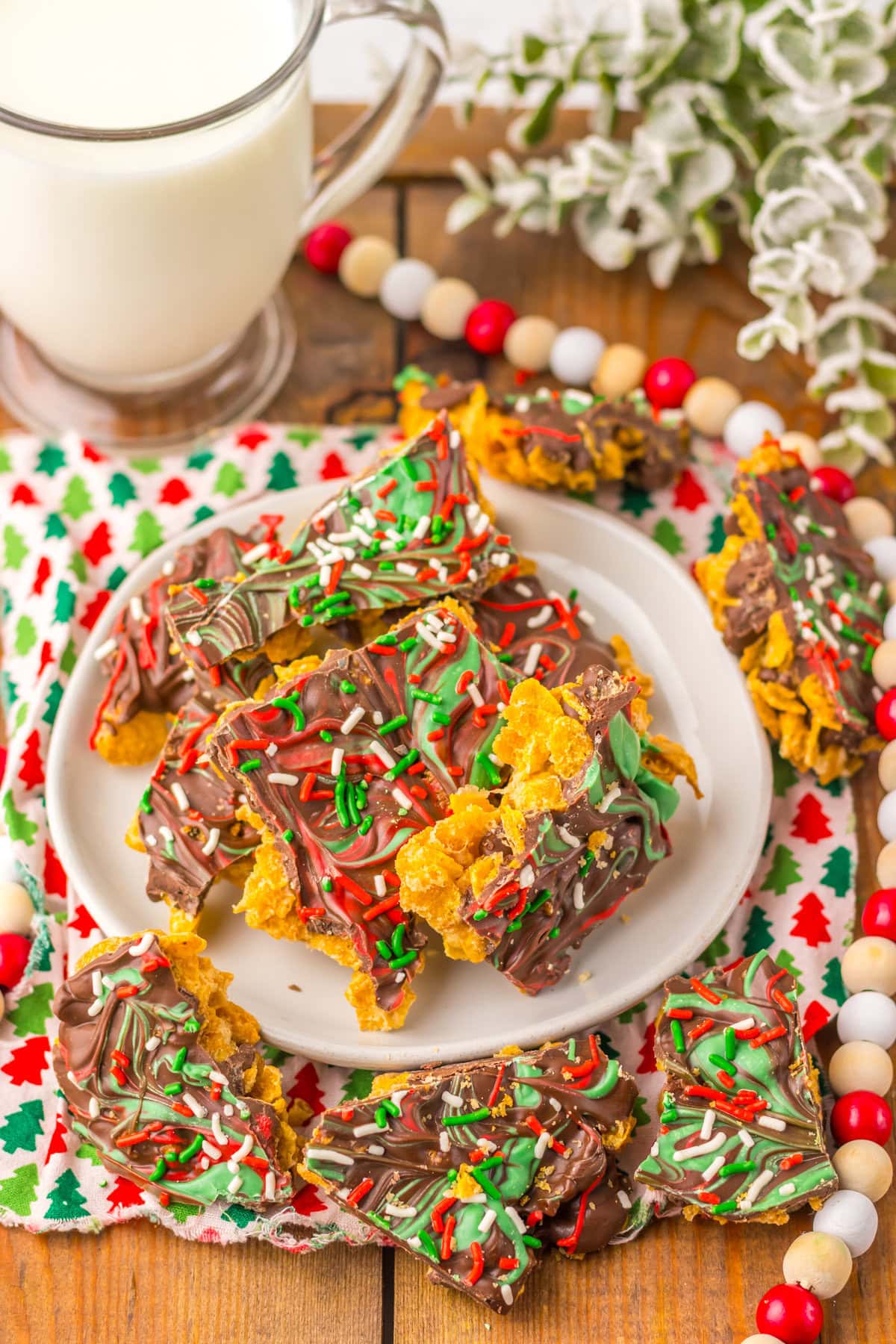 Christmas Cornflake Brittle - The Cookin Chicks