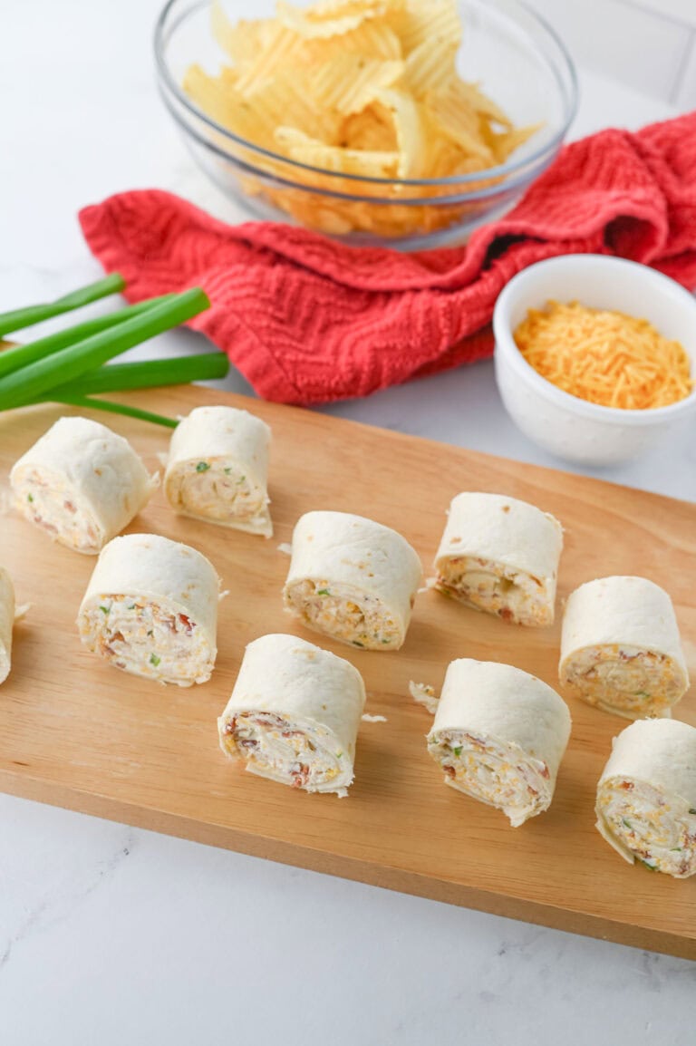 Crack Chicken Pinwheels - The Cookin Chicks